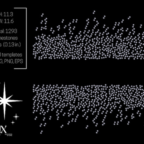 Rhinestone Scatter Pattern Svg Scattered Spray Effect Svg - Etsy Australia