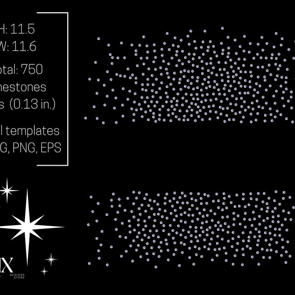 Rhinestone Template for Cricut - Etsy