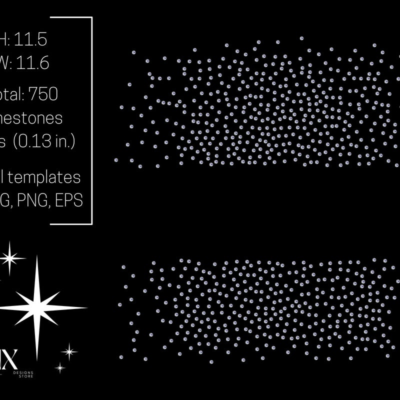 Rhinestone Svg - Etsy