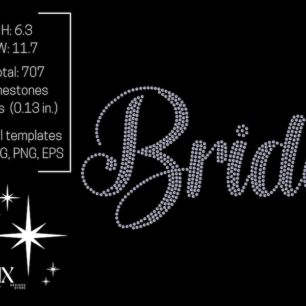 Rhinestone Bride - Etsy