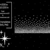 Queen Scatter Rhinestone Template SS10 Size Scatter Queen Design ...