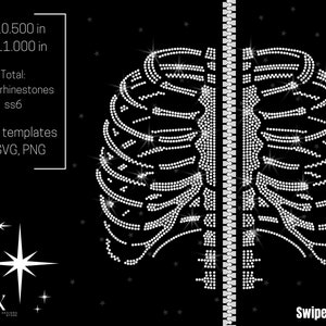 Rhinestone Y2K Ribs Bundle - Digital Design | Year 2000 Style ...