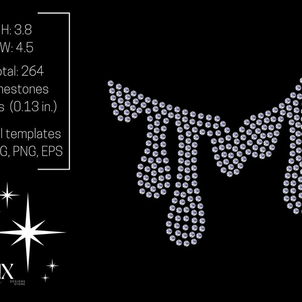 Rhinestone Svg - Etsy