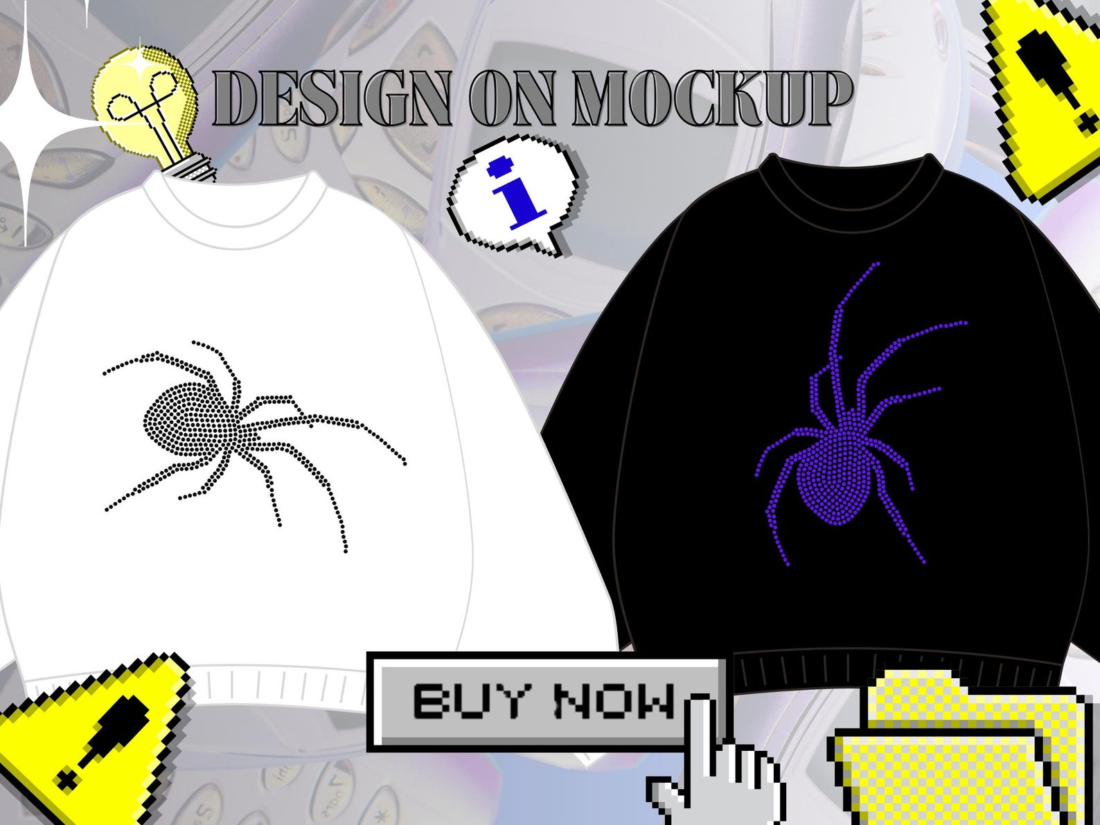 Spider Y2k Rhinestone Design, Black Widow SVG Design - Etsy
