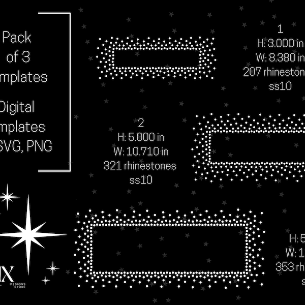 Scattered Effect Template Svg - Etsy