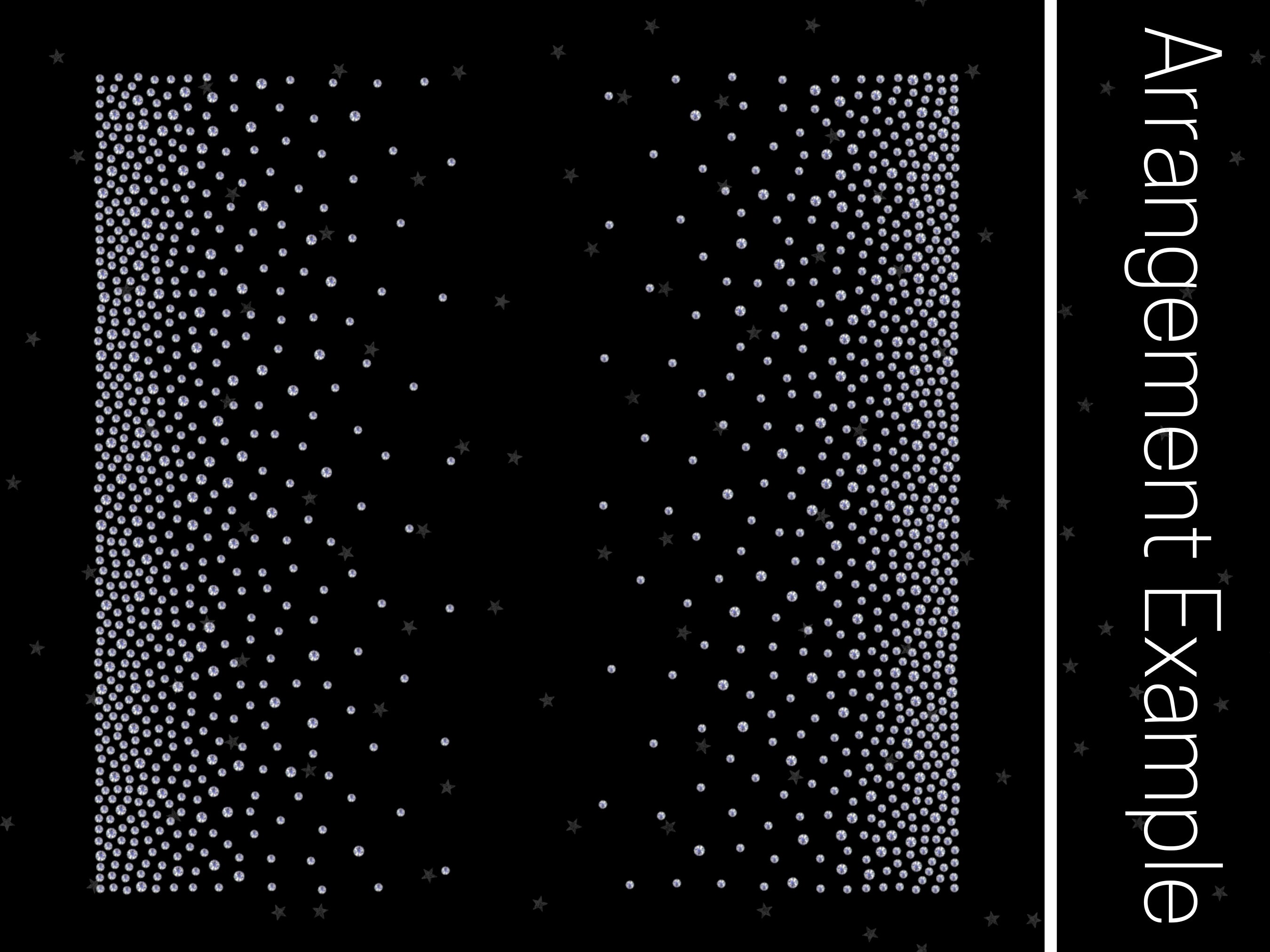 Rhinestone Scatter Svg Template for Ss6 and Ss10 Stones, Cameo, Cricut ...