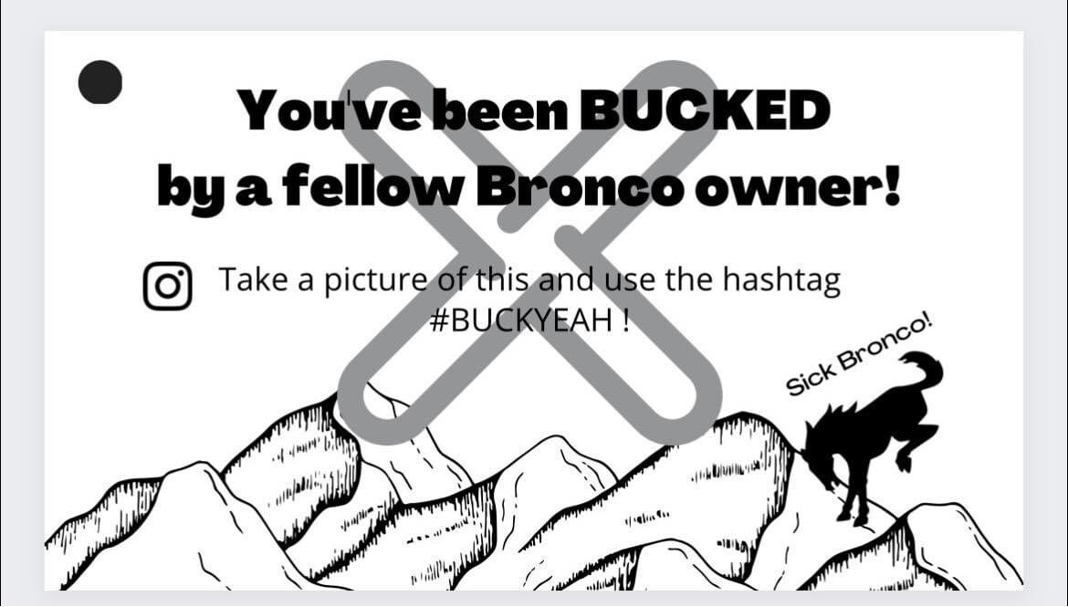 Printable Bronco Buck Tag - Etsy