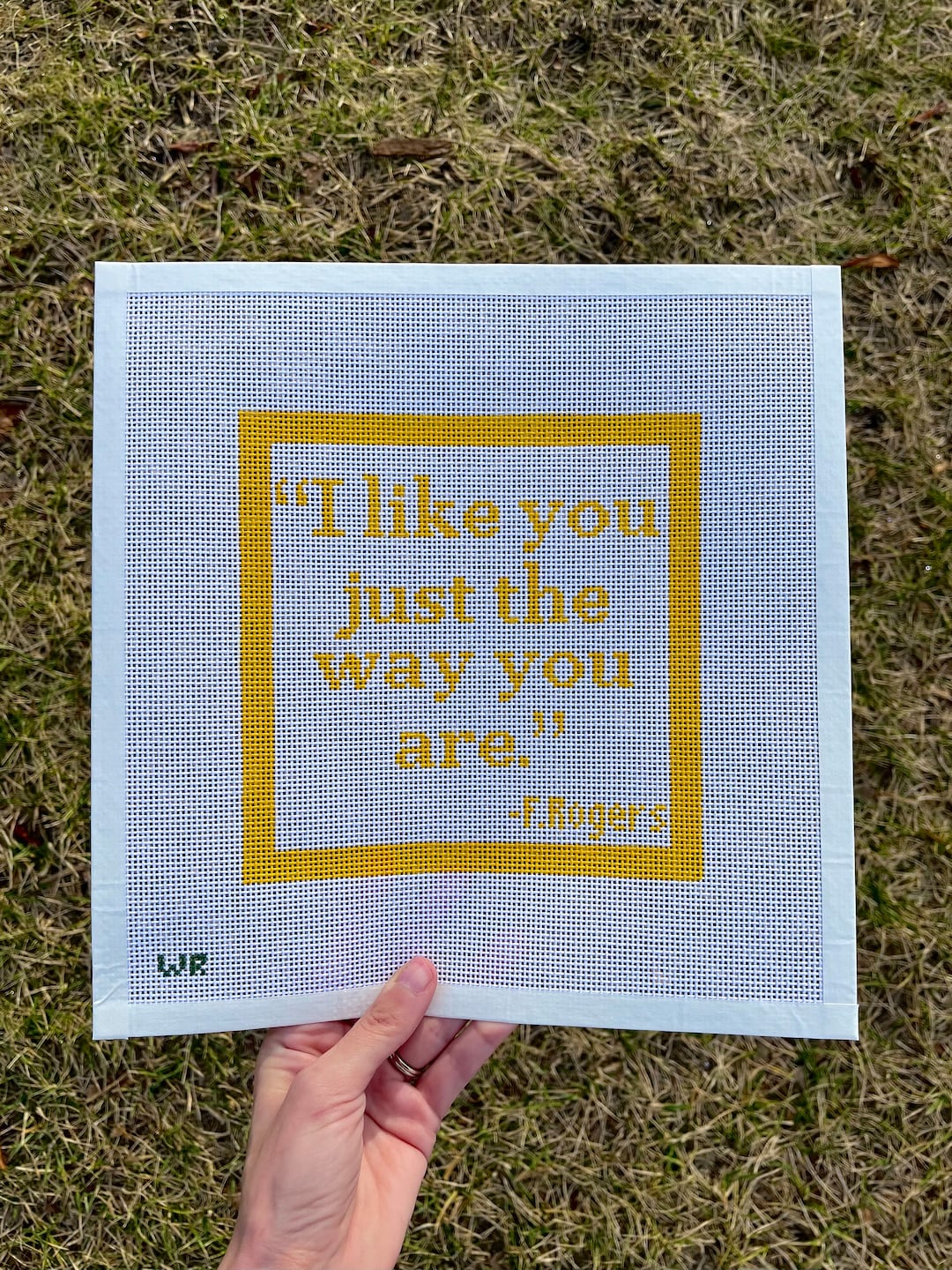 Mr. Rogers “I Like You Just the Way You Are.” Quote Hand Painted ...