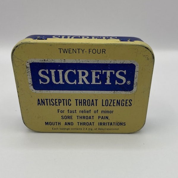 Throat Lozenge Tin - Etsy