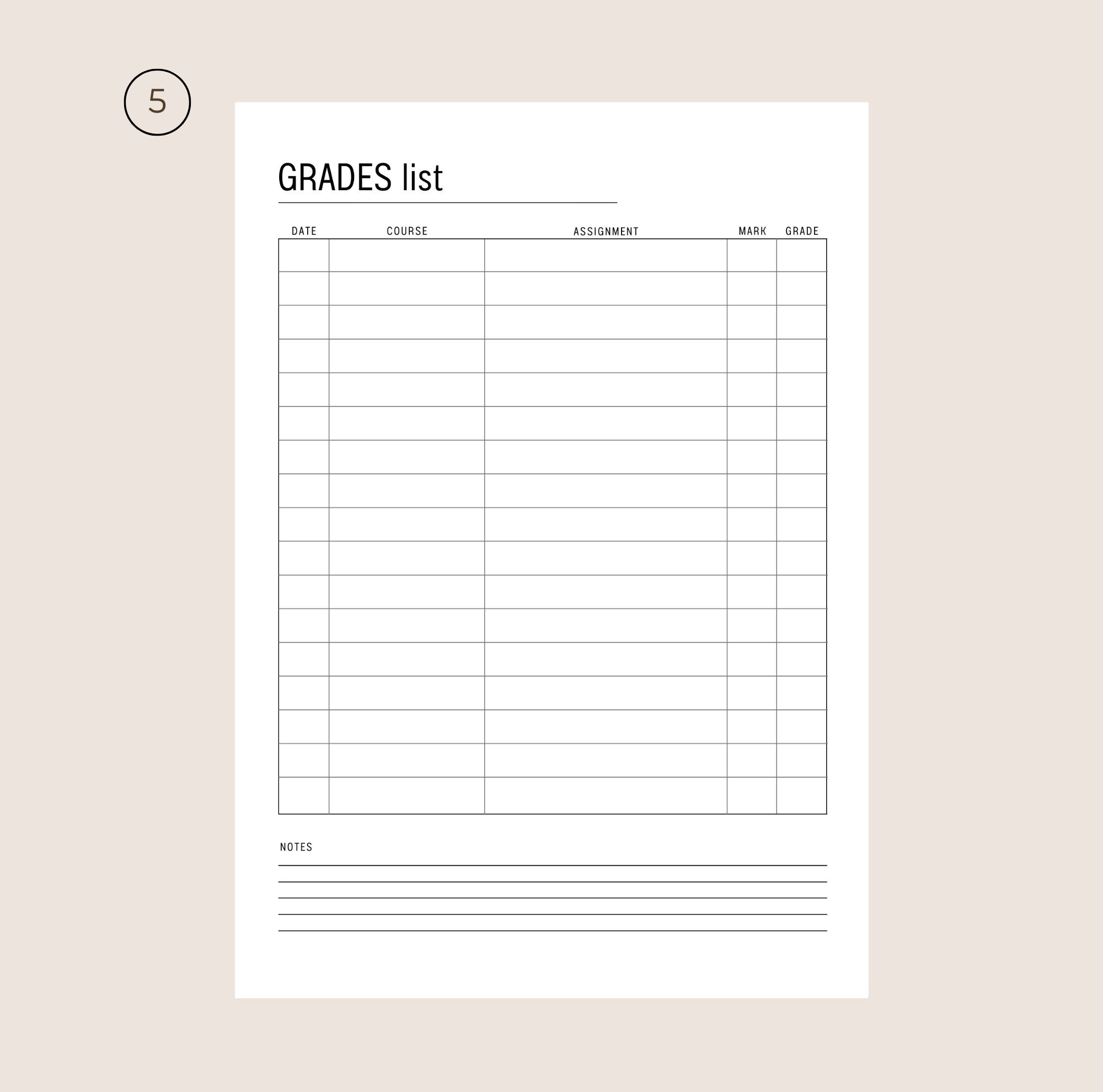 Student Academic Planner Set University Printable Planner - Etsy