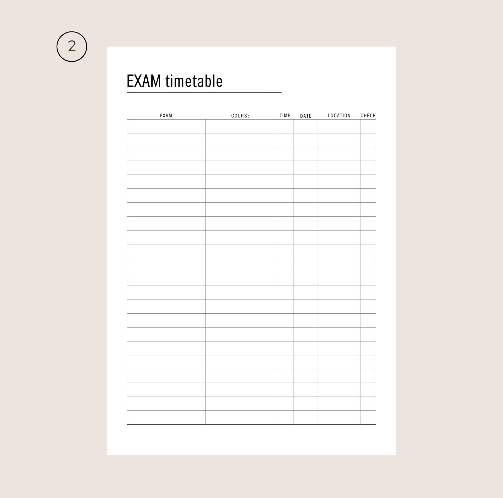 Student Academic Planner Set University Printable Planner - Etsy