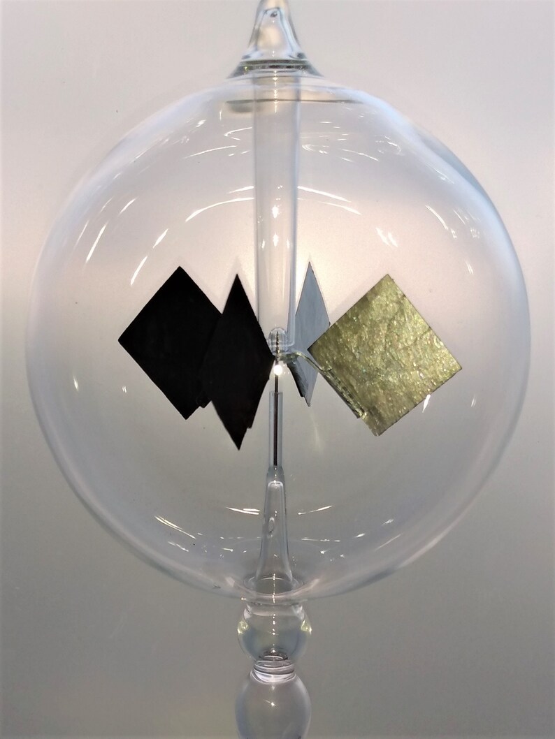 Steampunk Radiometer Vintage Solar Crookes Radiometer With Hardwood Cog ...