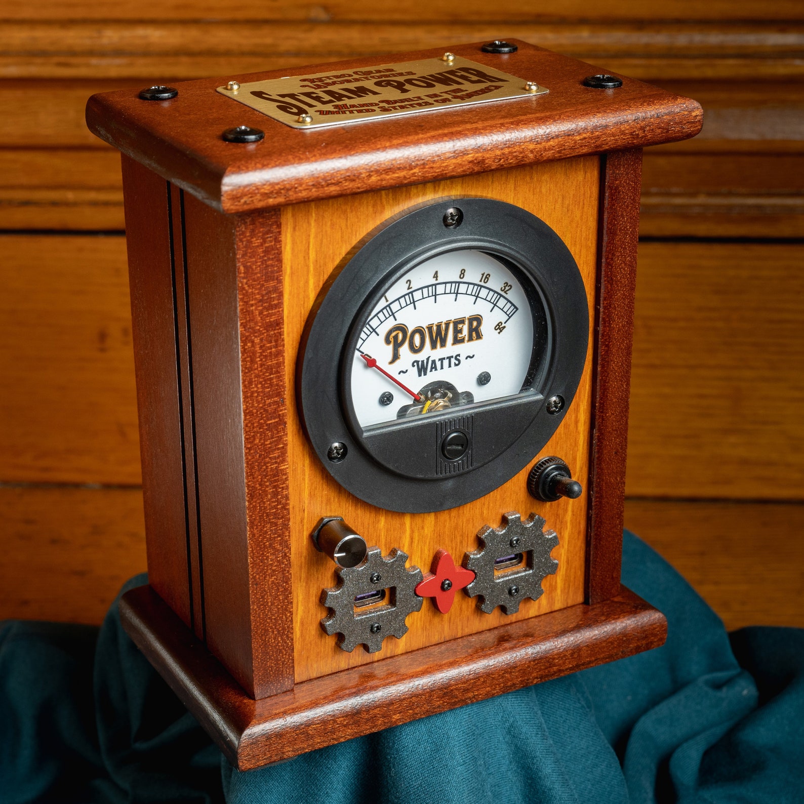 Steampunk Charging Station Cell Phone Charger for iPhone and Android ...