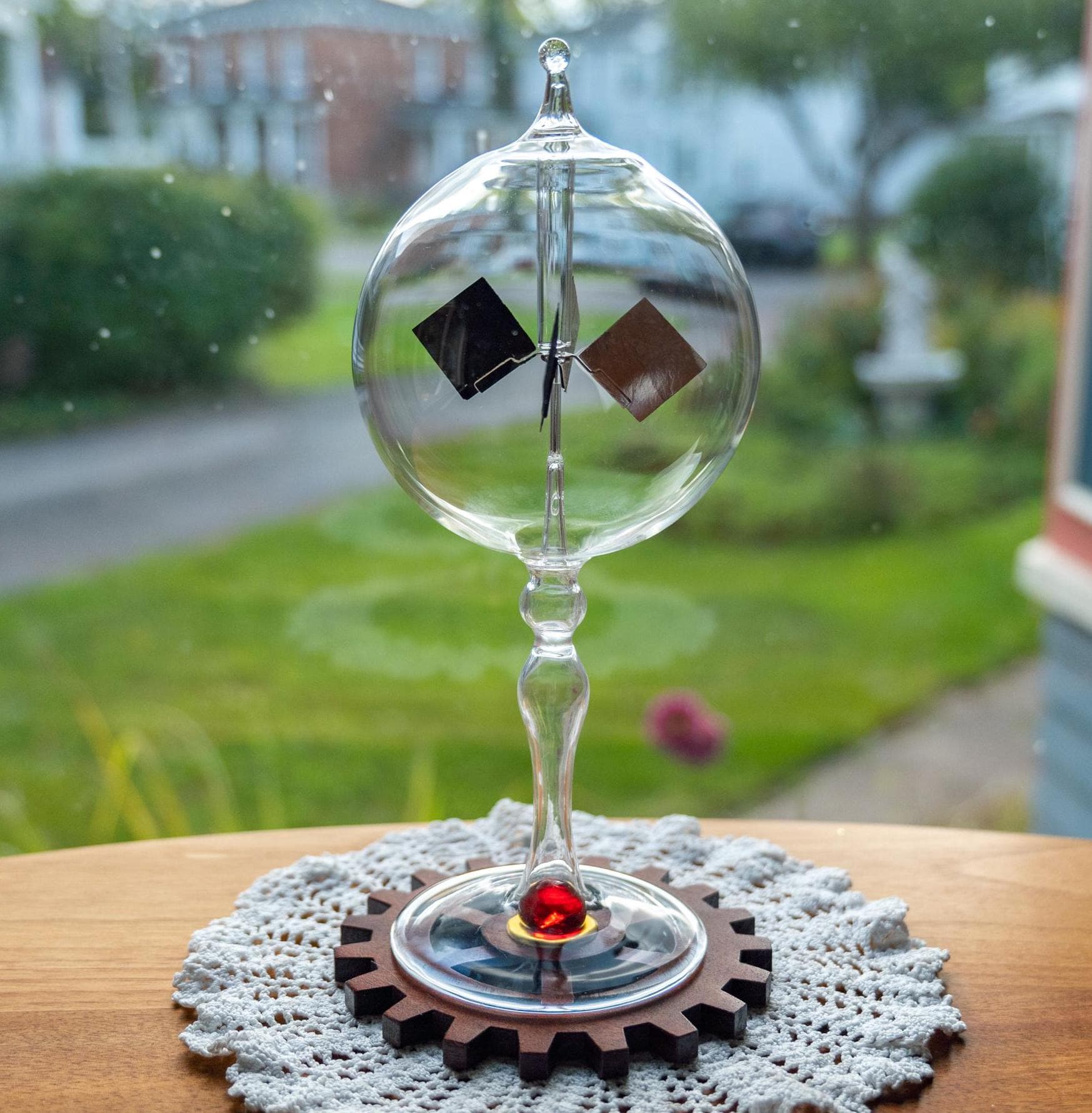 Steampunk Radiometer Vintage Solar Crookes Radiometer With Solid ...