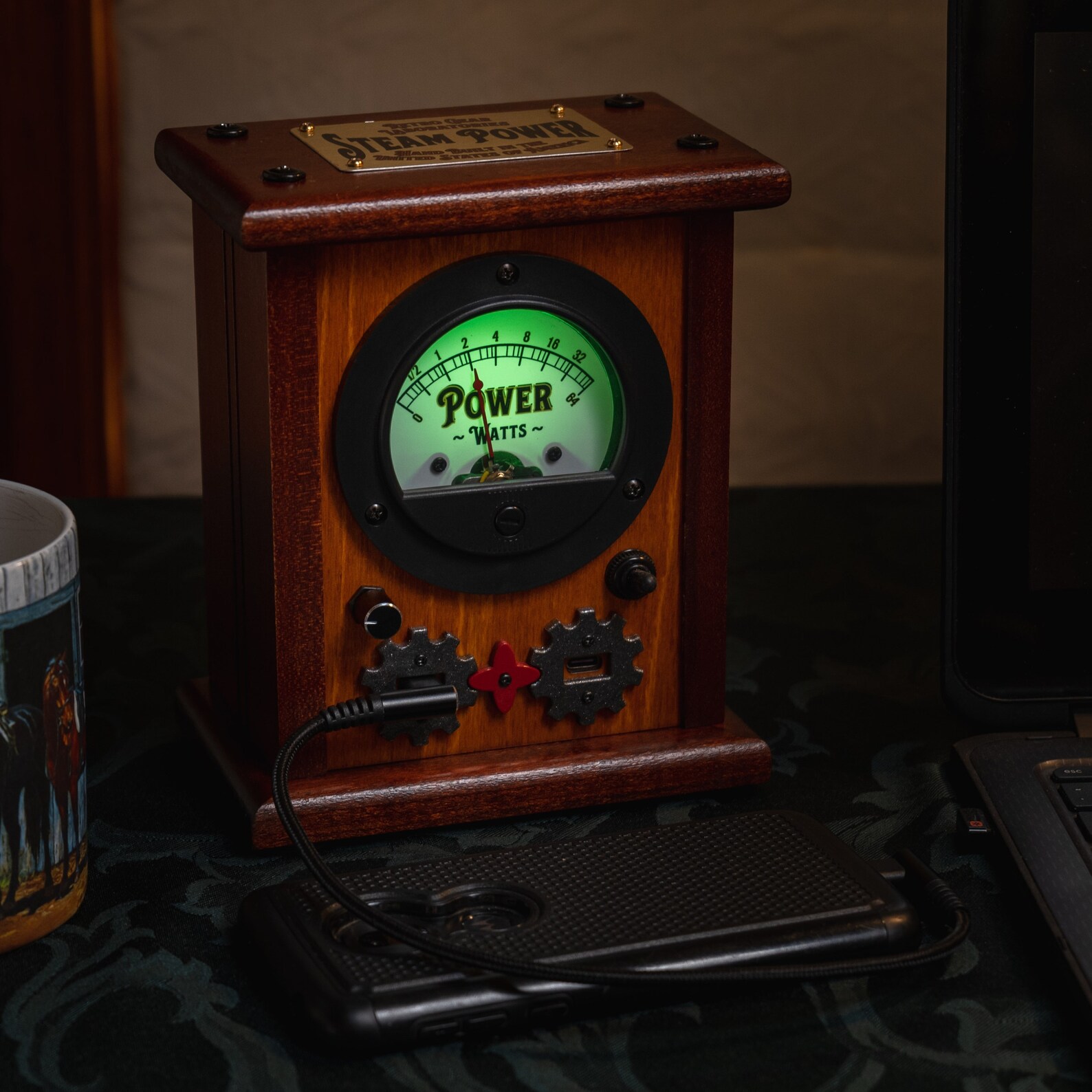 Steampunk Charging Station Cell Phone Charger for iPhone and Android ...