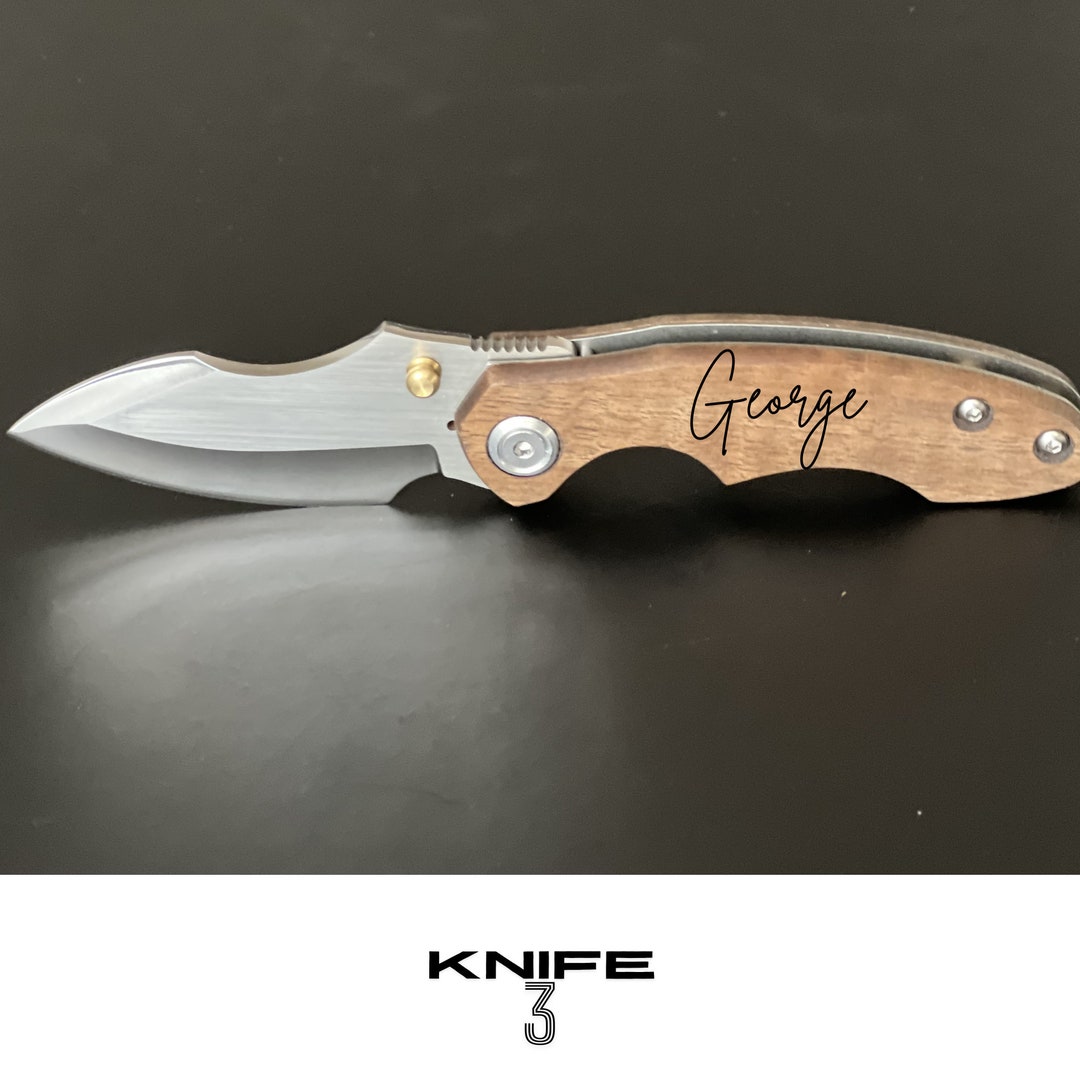 Gift for Son, Engraved Pocket Knife, Personalized Gifts for Him, Custom ...