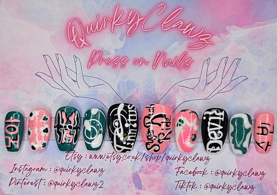 TXT Tomorrowxtogether Temptation Album Art Themed Kpop Hand Painted ...