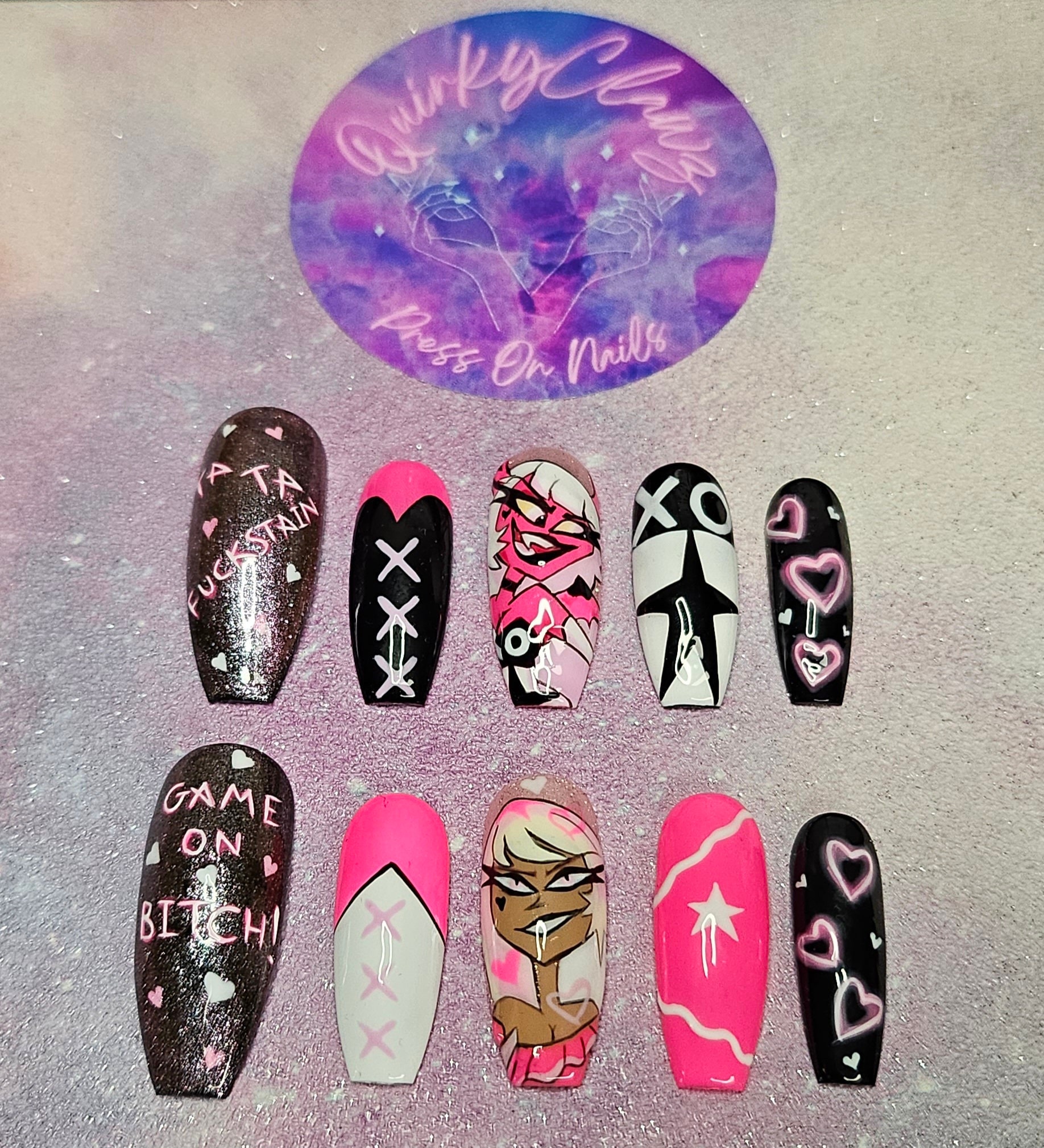 Helluva Boss Verosika Mayday Cartoon Themed Hand Painted Press - Etsy