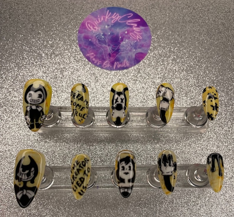 Bendy and the Ink Machine Themed Character Cartoon Gamer Hand - Etsy