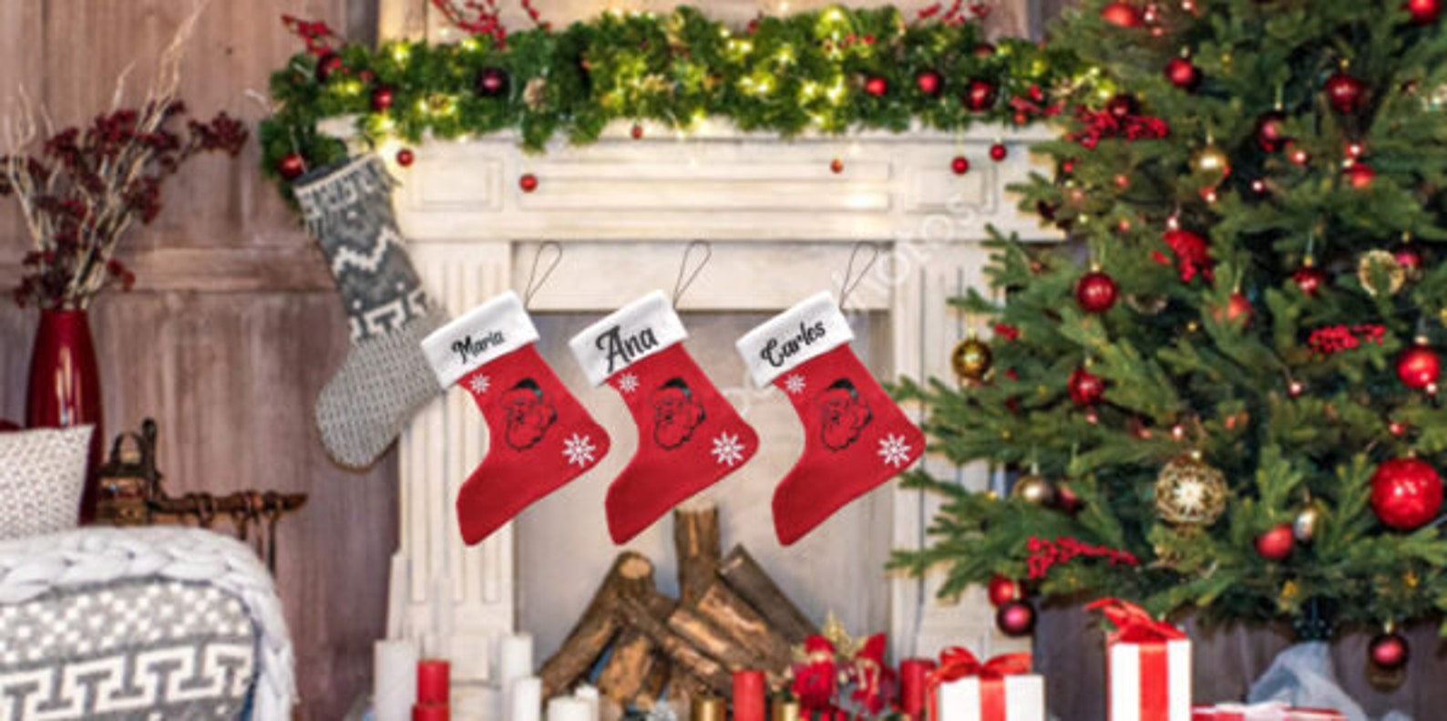 Personalized Santa Claus Sock. Original Gifts for Christmas - Etsy