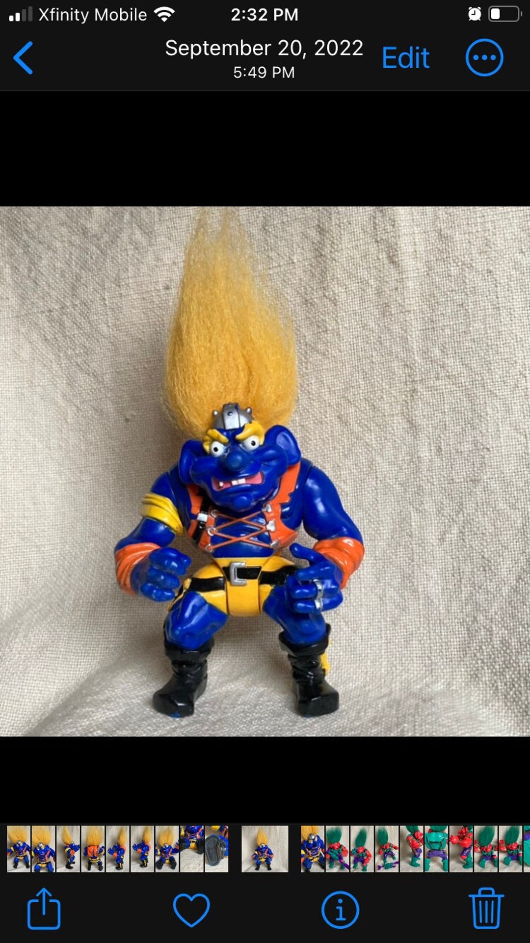 Vintage 1992 Thorbjorg the Trapper Troll Warrior Action - Etsy