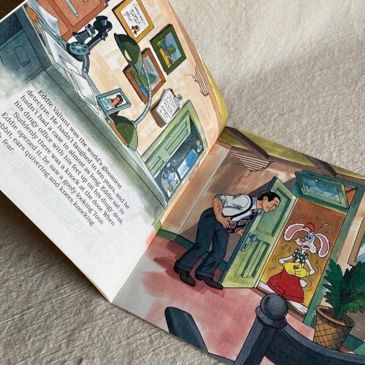 Who Framed Roger Rabbit Make the World Laugh 1988 A Golden Book Walt ...