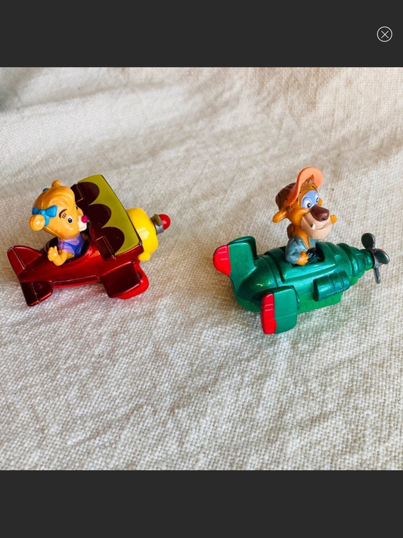 Collectible 1990 Disney Afternoon Talespin Molly & Wildcat Die-cast ...