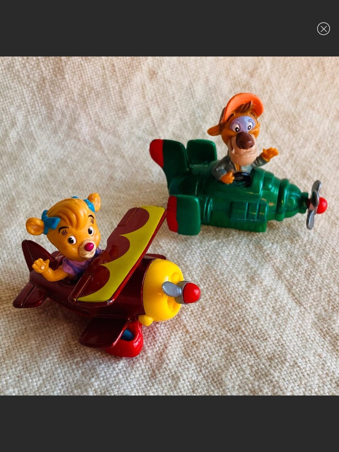 Collectible 1990 Disney Afternoon Talespin Molly & Wildcat Die-cast ...