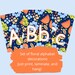 Set of Floral Alphabet Posters, Classroom Decorations - Etsy