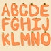Hand Drawn Pumpkin Bulletin Board Letters, Fall Classroom Decorations ...