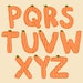Hand Drawn Pumpkin Bulletin Board Letters, Fall Classroom Decorations ...