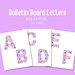 90s Pattern Bulletin Board Letters, Printable Bulletin Board Letters - Etsy