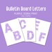 Zebra Print Bulletin Board Letters, Printable Bulletin Board Letters - Etsy