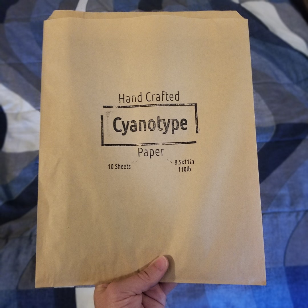 Cyanotype Kit 10 Sheets 8.5x11 Inches. Solar Printing Art Paper ...