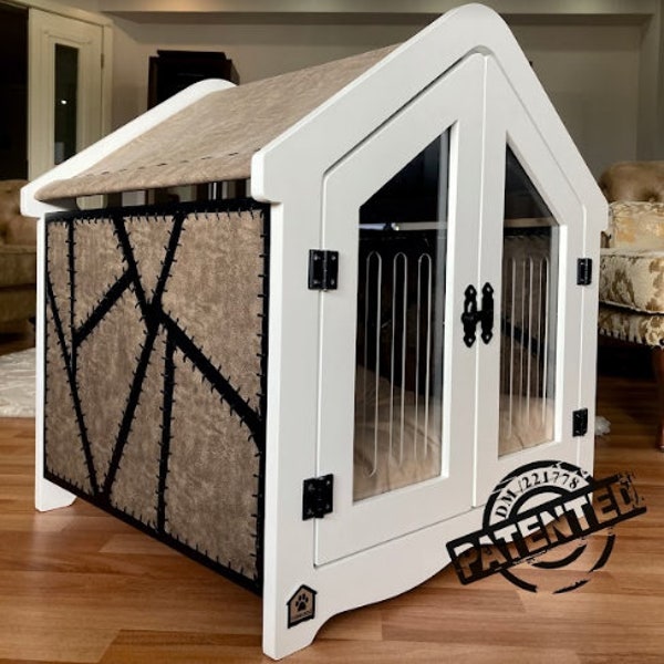 Rustic Dog Crate - Etsy