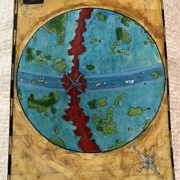 One Piece Anime World Map - Etsy