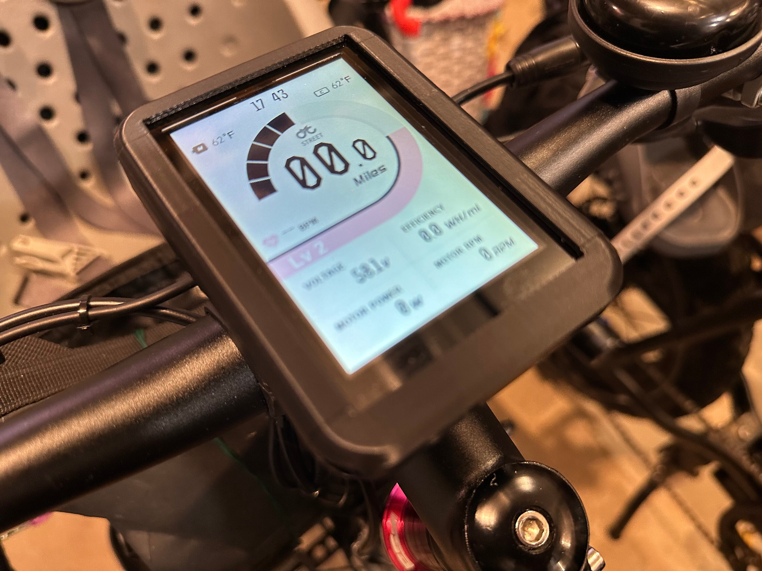 Screen Bumper With Hidden AirTag Holder for CYC Photon DS103 E-bike ...