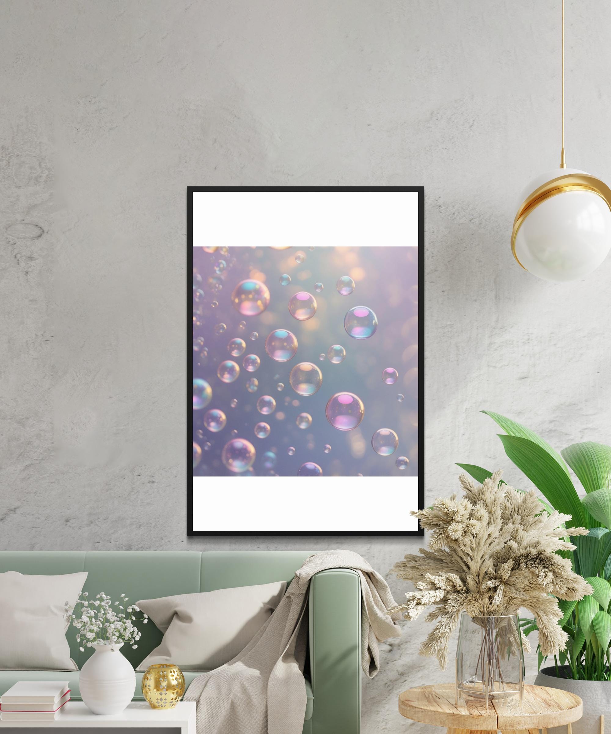 Iridescent Bubbles Digital Download, Dreamy Background, Pastel Colors ...