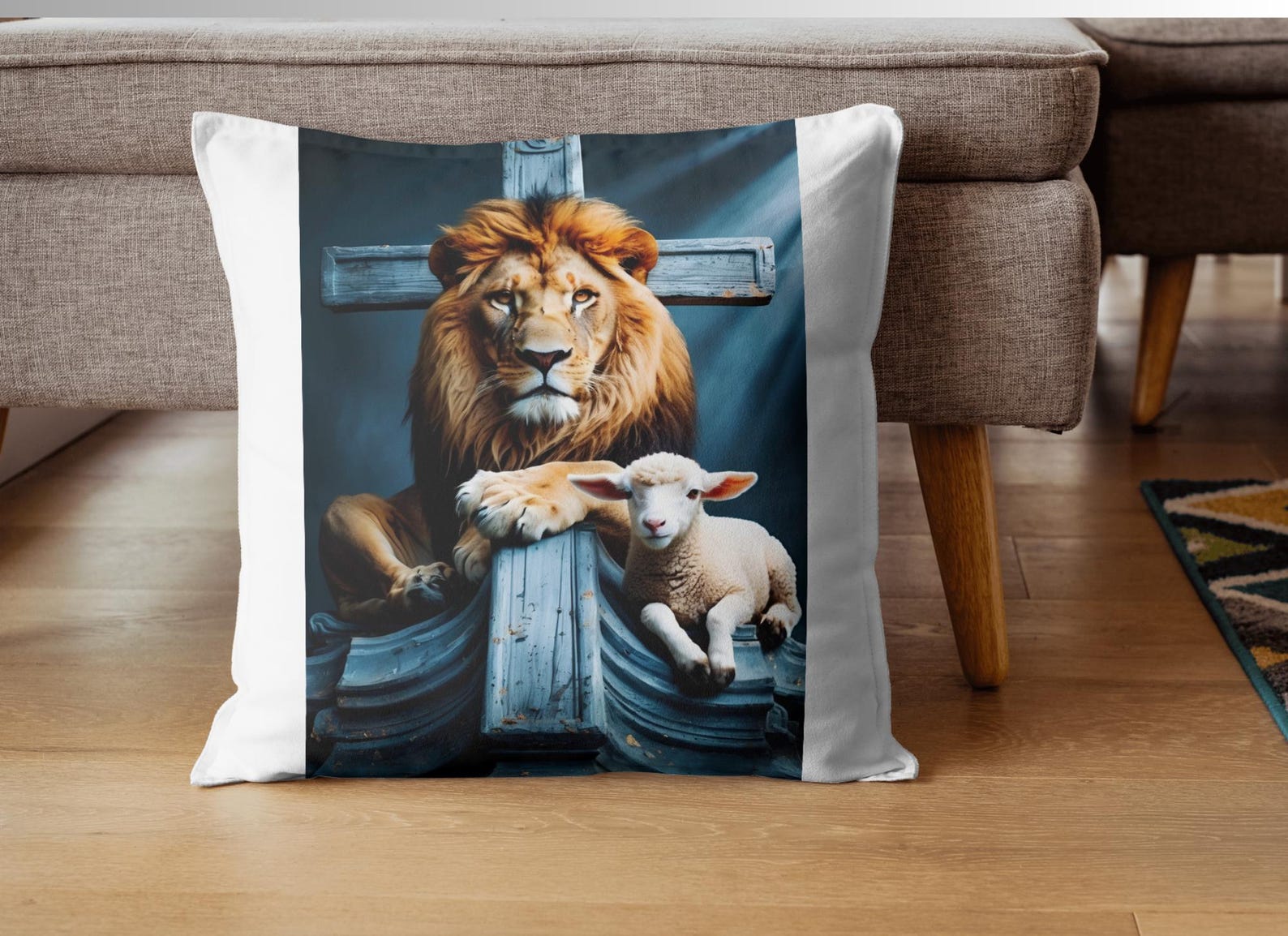 The Lion's Promise and the Lamb's Peace - Etsy