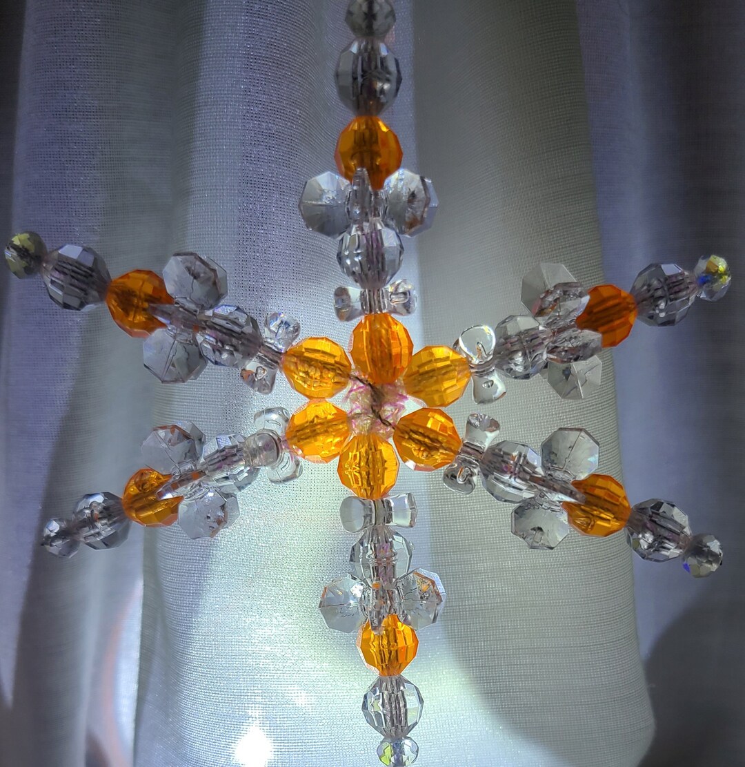 Acrylic Snowflake Suncatchers - 3.5 Inch - Etsy