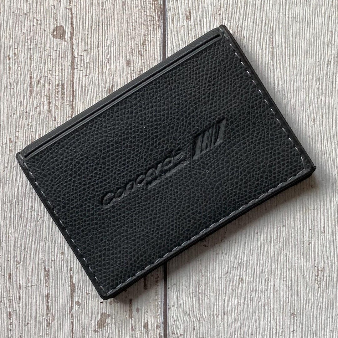 Vintage Air France Concorde Handbag Pocket Mirror in Faux Leather Case ...