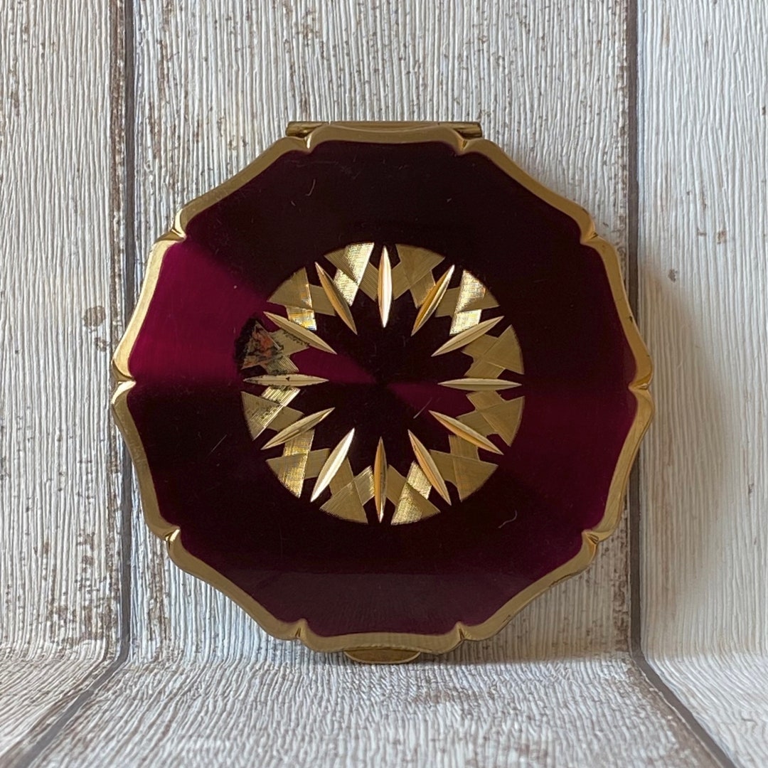 Vintage 1970s Stratton Queen Convertible Powder Compact - Etsy