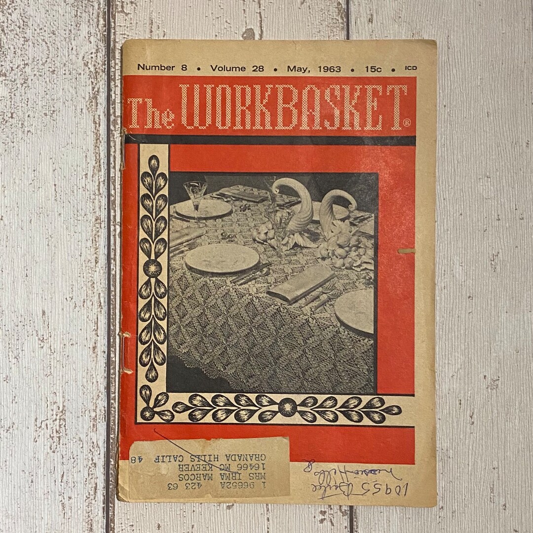 Vintage May 1963 the Workbasket Magazine Number 8 Volume 28 - Ephemera ...