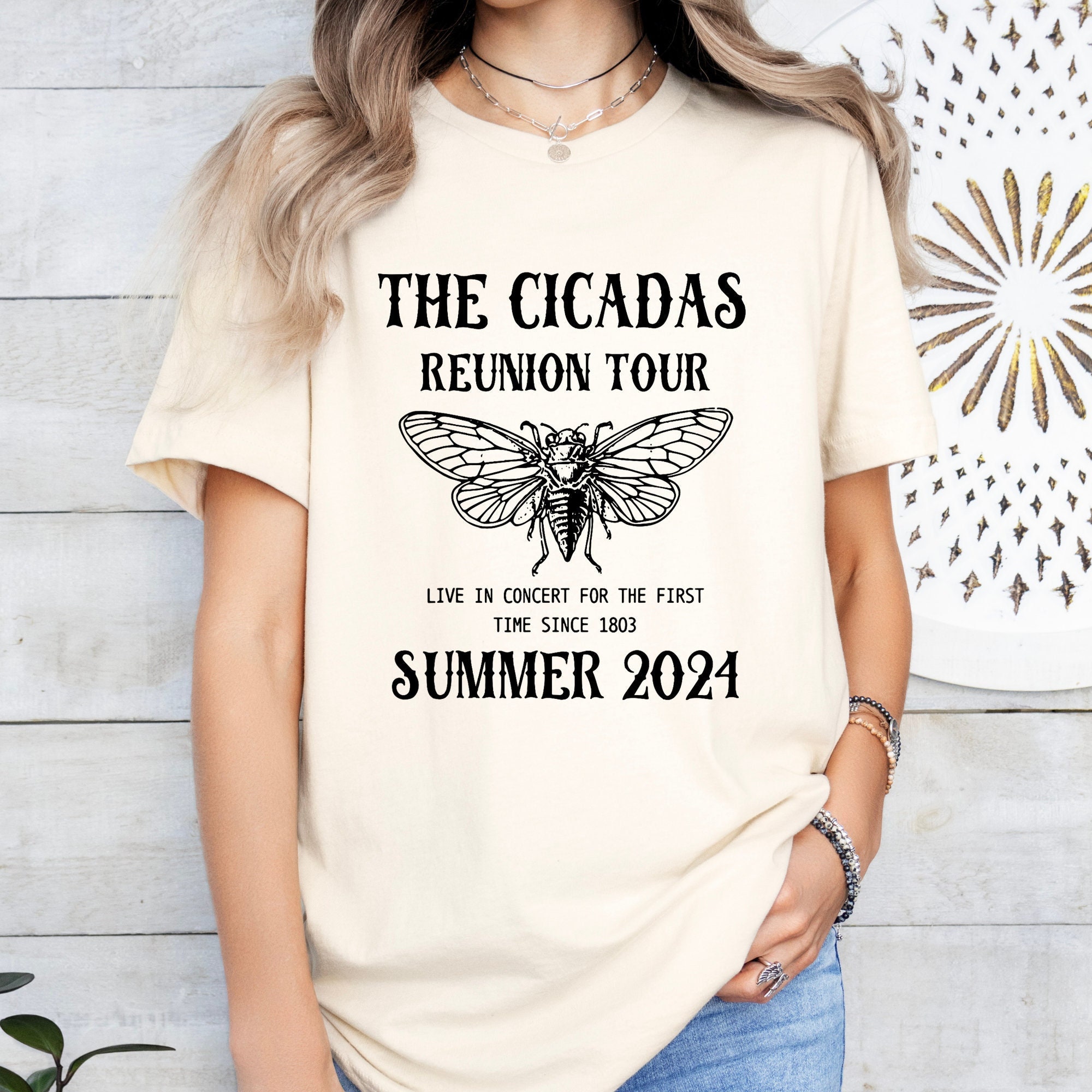 Cicada Shirt 2024 Cicada Emergence Unisex Jersey Short Sleeve Tee Funny ...