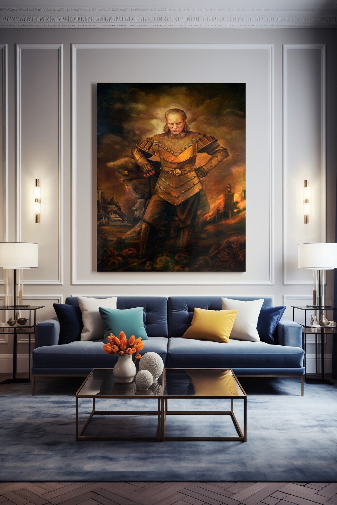 Vigo the Cruel From Ghostbusters II Painting Replica Canvas, Vigo the ...
