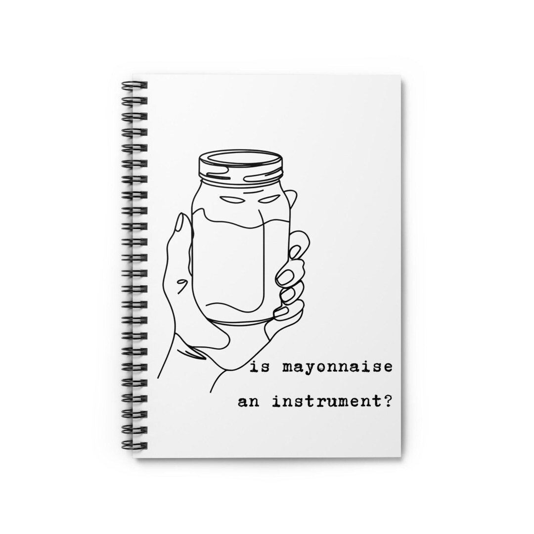Patrick Star "is Mayonnaise an Instrument?" Quote Spiral Notebook - Etsy