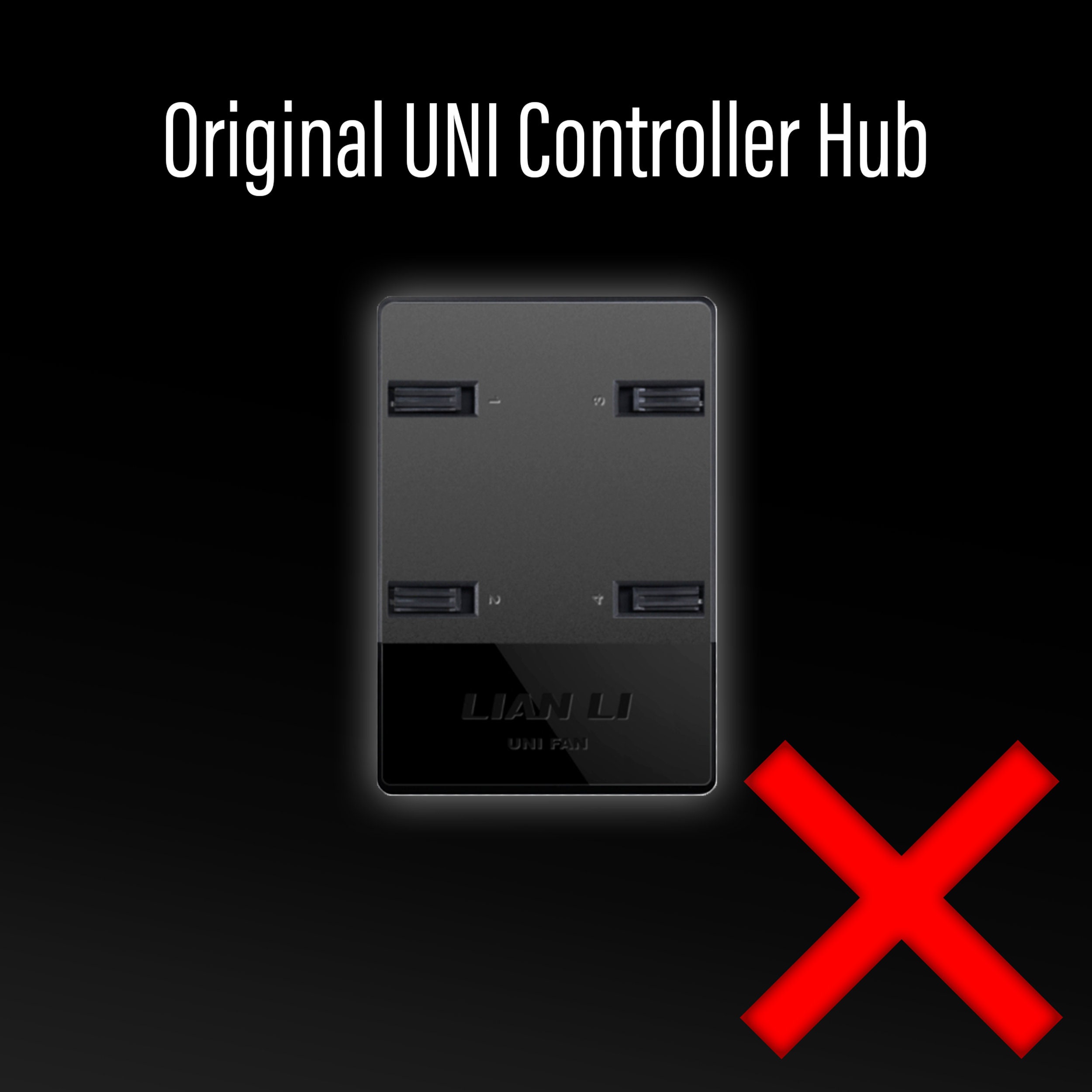 Lian Li 7-pin Uni SL Fan Hub to Standard ARGB 3-pin 5V and Pwm Fan ...