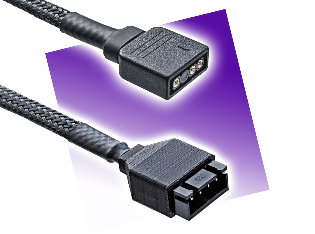 Motherboard Standard ARGB 3-pin 5V to NZXT RGB Fan Adapter - Etsy