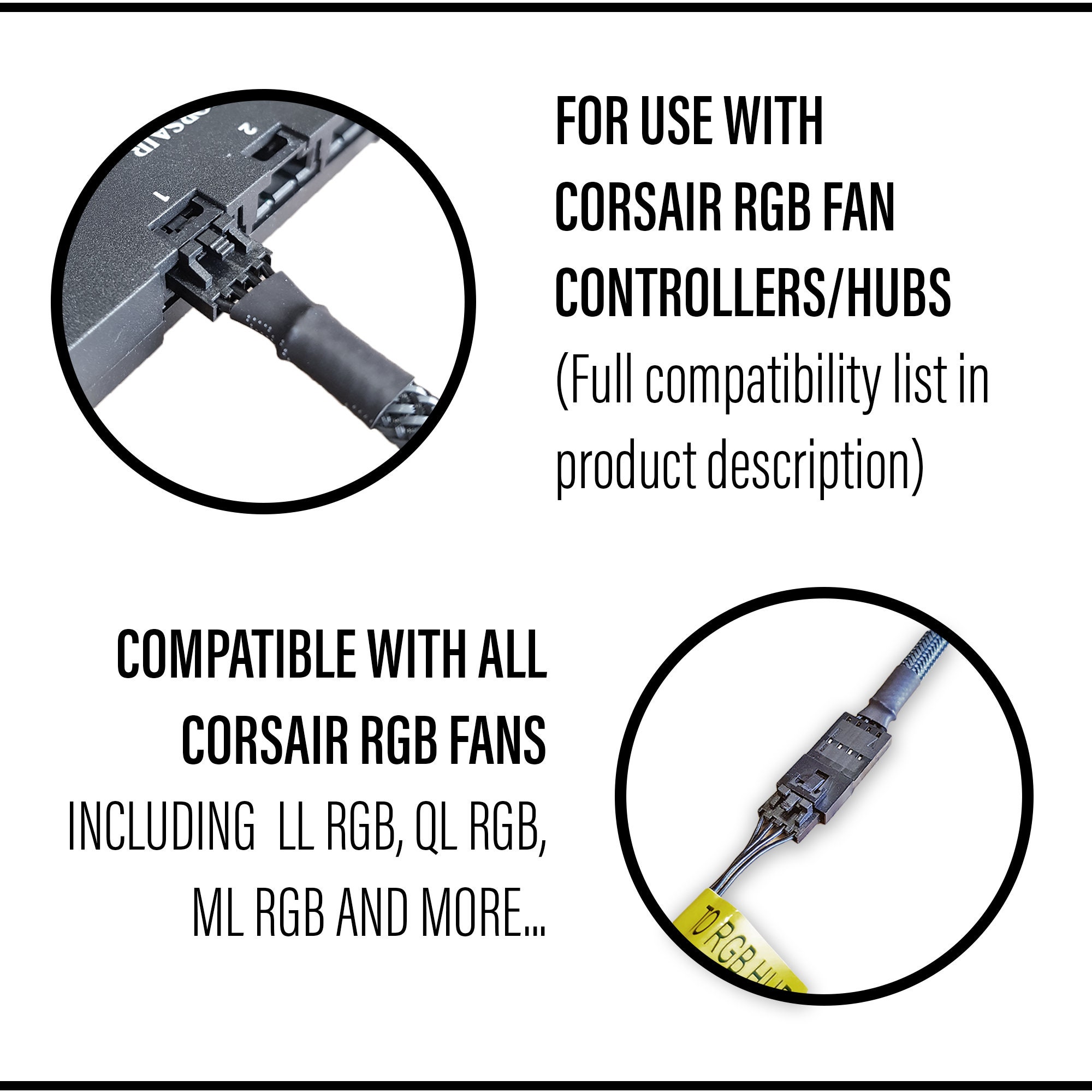 Corsair RGB Fan Hub Extension Adapter - Etsy