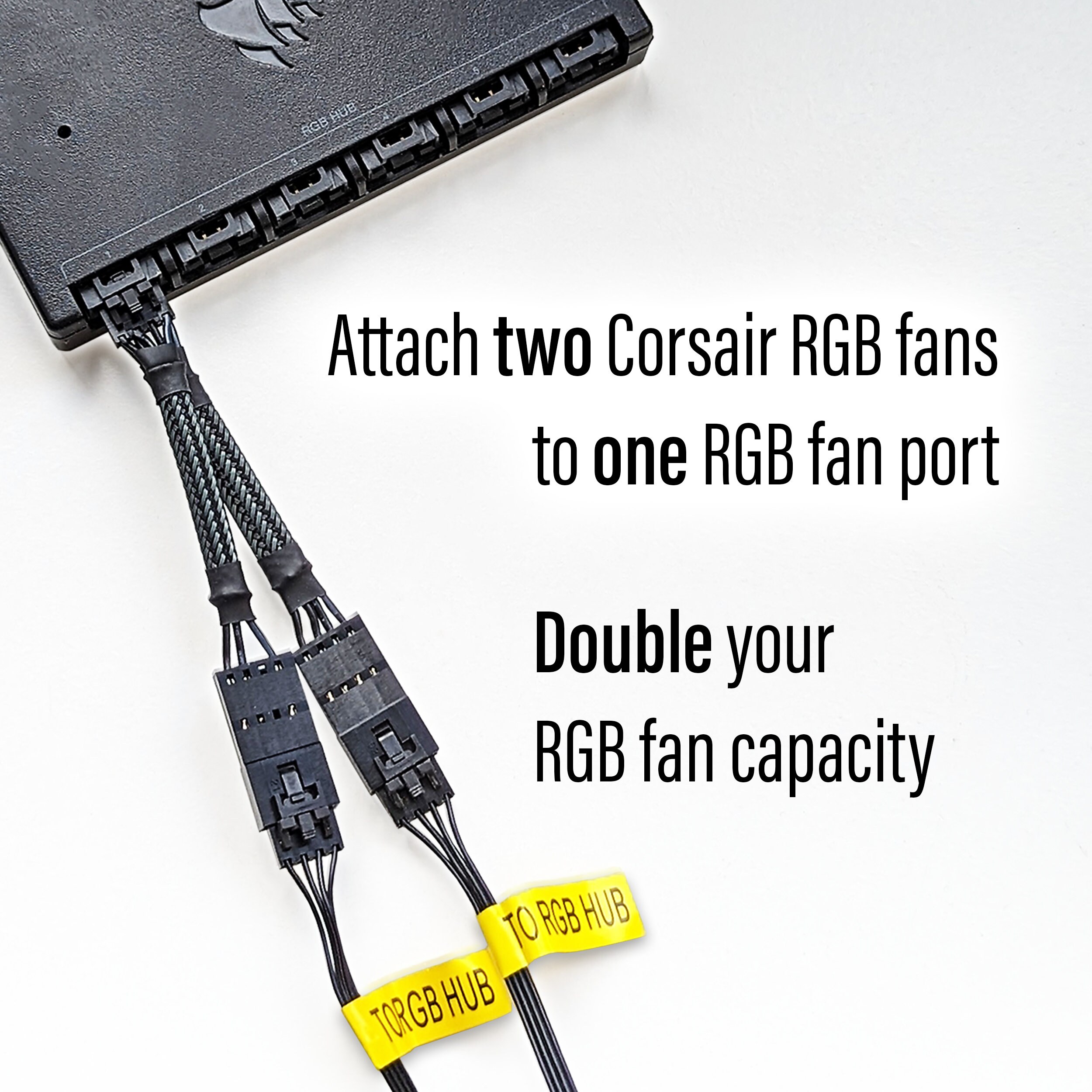 Corsair RGB Fan Hub Splitter Adapter - Etsy